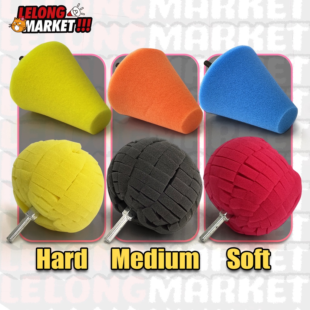 6mm Car Motorcycle| Tyre Tire Sport Rim Polishing Sponge Round Cone ...