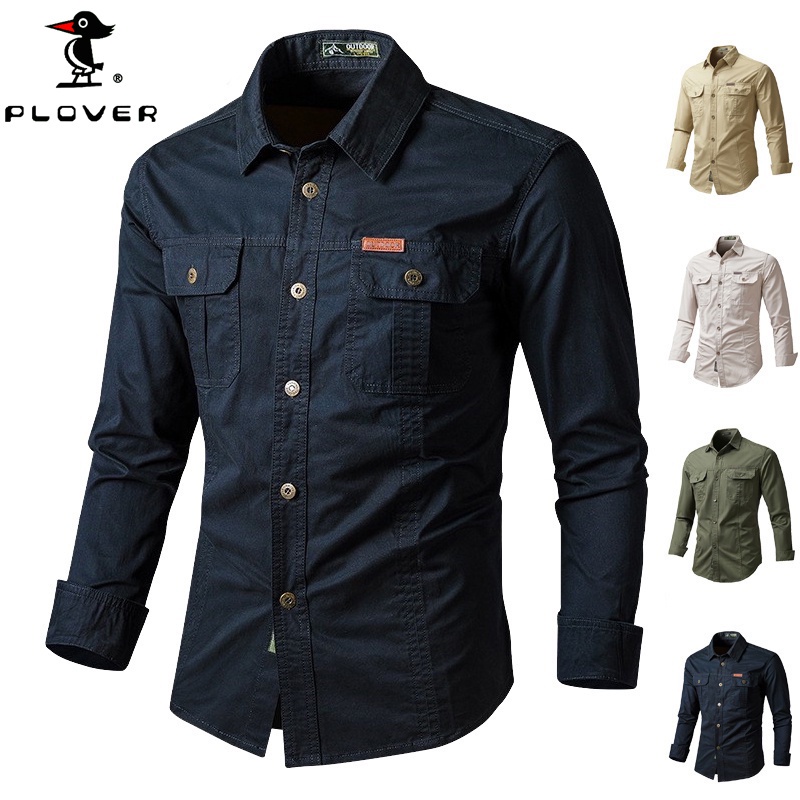 Raya PLOVER Baju Lelaki Baju Askar SWAT Tentera Darat Baju Lelaki Saiz ...