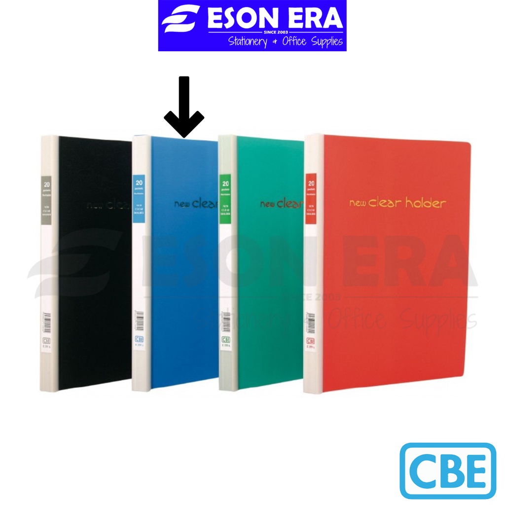 CBE Clear Holder File Refillable A4 359A 20Pocket | Shopee Malaysia