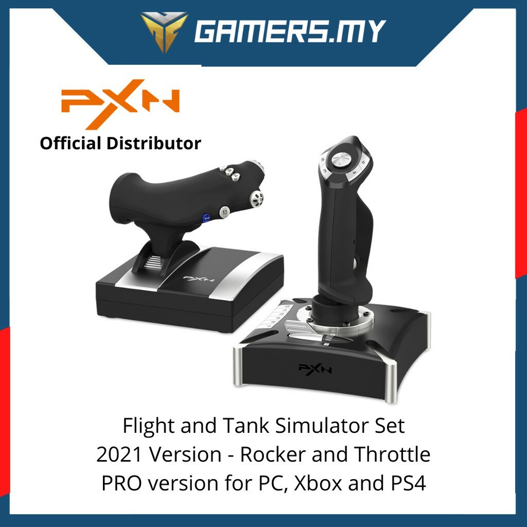 PXN 2119 Pro Flight Simulator Joystick Wired FlightStick Controller ...