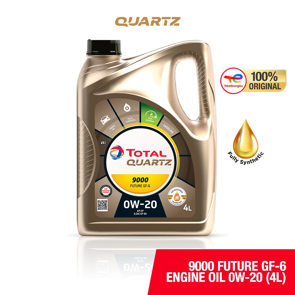 TotalEnergies Quartz 9000 Future GF6 Fully Synthetic Engine Oil 0W-20 ...