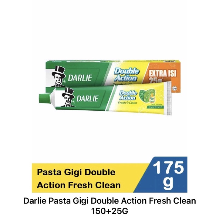 Darlie Double Action Fresh + Clean 150g+25g (175g) | Shopee Malaysia
