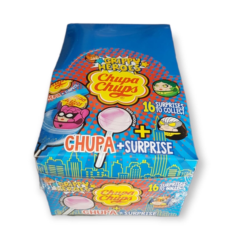 Candy CHUPA CHUPS SURPRISE BOX (Contains 16pcs Lollipops) | Shopee Malaysia