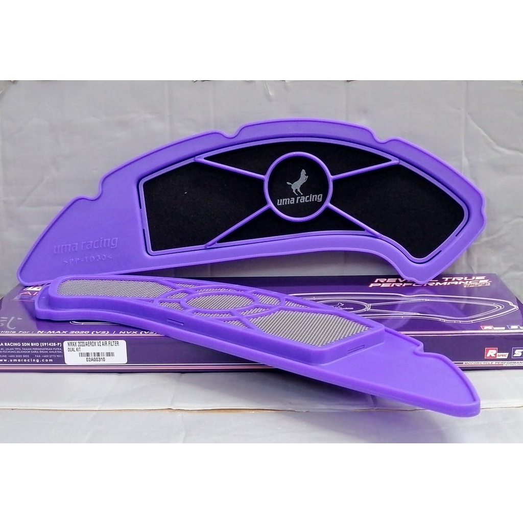 UMA RACING NMAX 155 V2 / NVX 155 V2 / AEROX 155 V2 RACING AIR FILTER ...