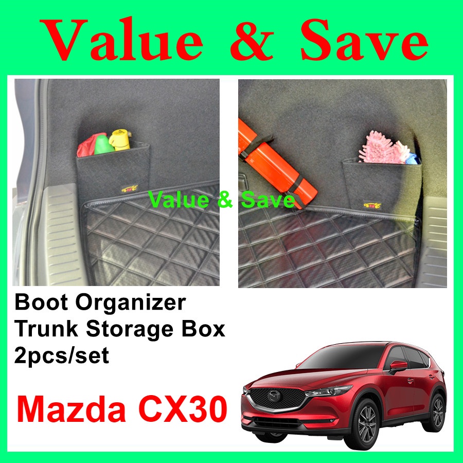 Mazda CX30 CX-30 Rear Boot Side Storage Box Car Auto Accessories Boot ...