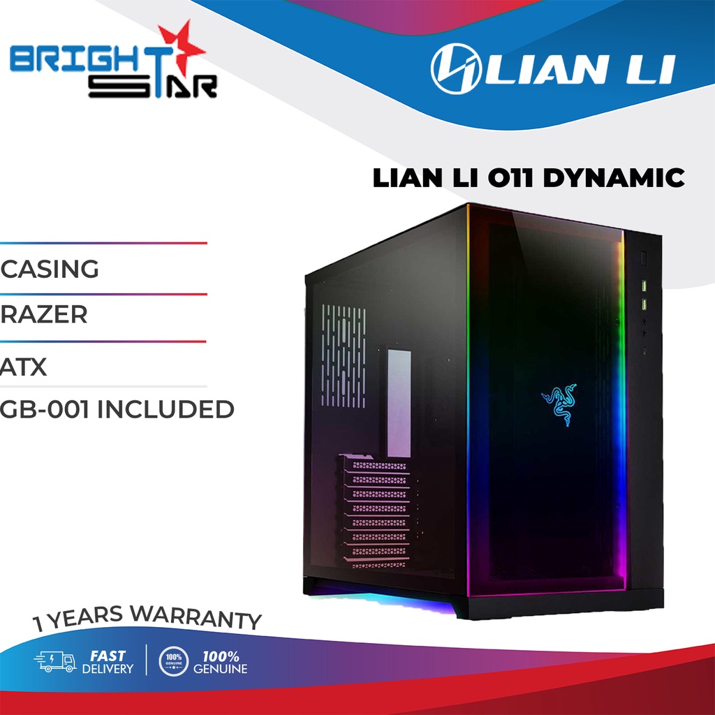 Lian Li PC-O11 Dynamic ATX Desktop Casing ( Black / White / Razer ...