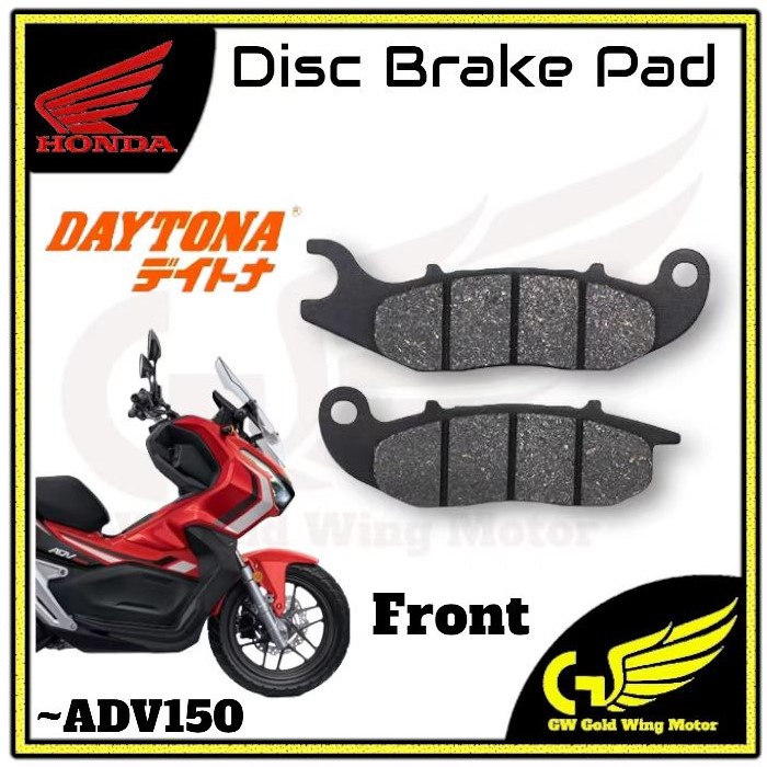DAYTONA HONDA ADV150 FRONT REAR DISC BRAKE PADS depan belakang PAD ...