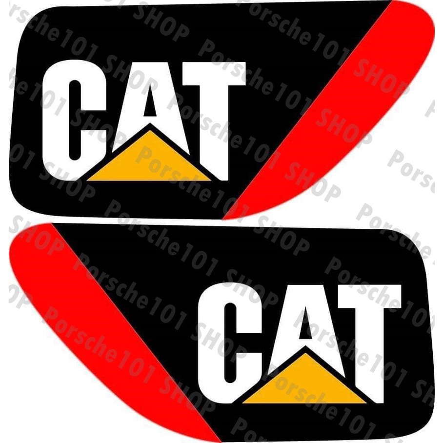 CAT caterpillar Sticker On Left/Right (2 Sheets) | Shopee Malaysia