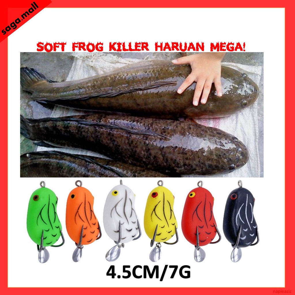 Soft Frog Haruan Lure Killer Gewang Soft Frog Gewang Haruan Umpan ...