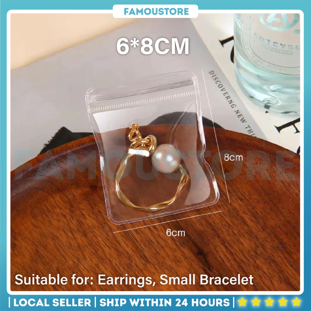 PVC Zipper Bag Jewellery Bag Jewelry Mini Zip Lock Bag Transparent ...