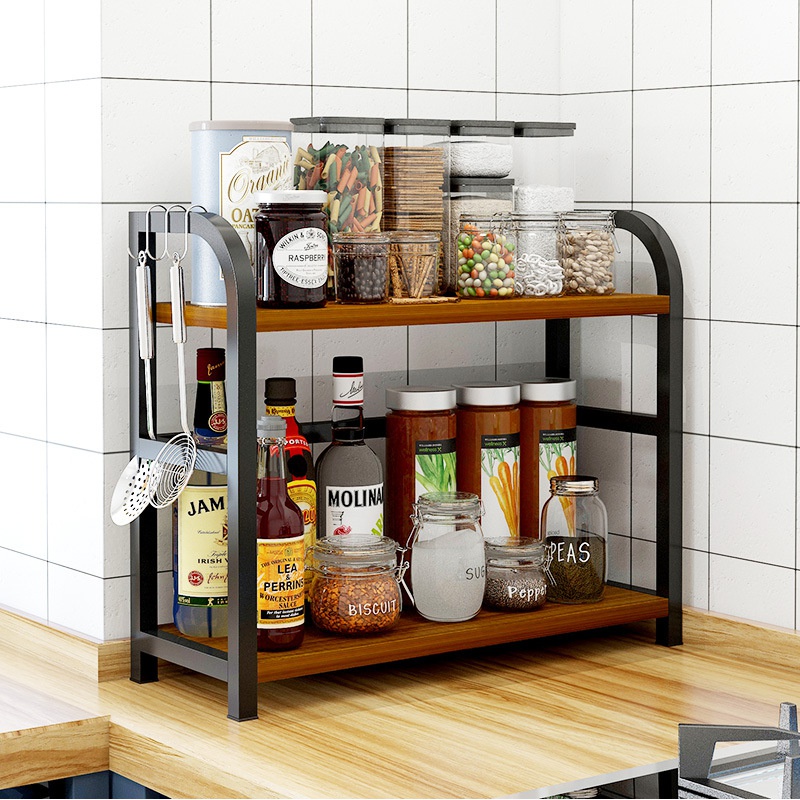 Kitchen Spice Rack Stainless Steel Kitchen Condiment Rack Seasoner Rack ...