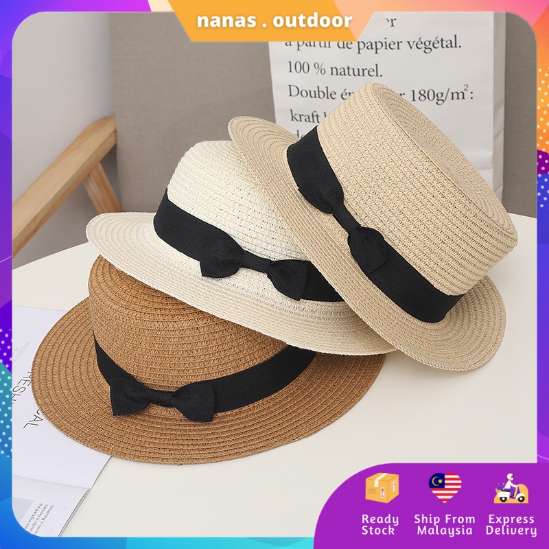 Ready Stock Malaysia Topi Pantai Dewasa/ Beach Hat Adult/ Short Brim ...