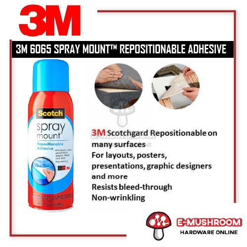 3M Scotch Spray Mount™ Repositionable Adhesive | Shopee Malaysia