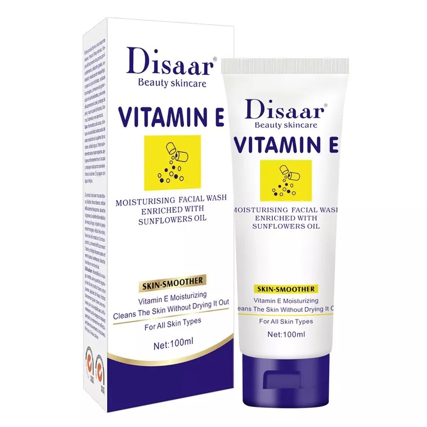 DISAAR Sunflower Oil Vitamin E Moisturizing Facial Cleanser Face Wash ...