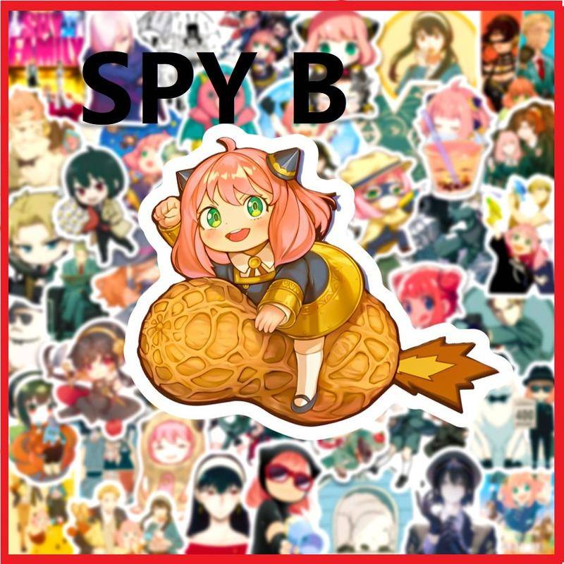 50Pcs/Lot Anime Spy x Family Stickers Loid Forger Anya Forger Yor ...
