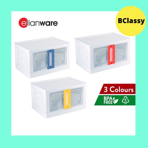 Elianware Large Foldable Drawer Storage Box Twin Door Cabinet Cloth ...