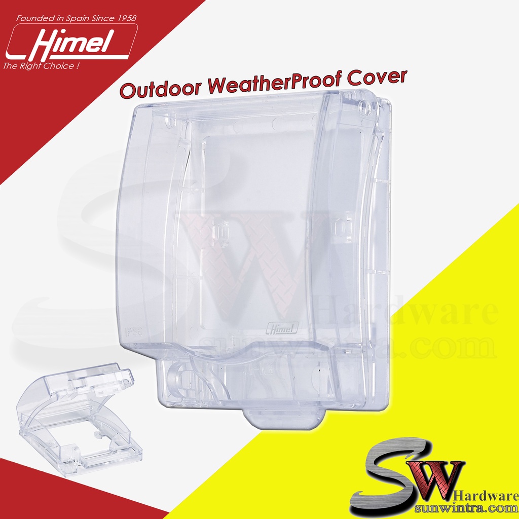 Himel Weatherproof Case IP55 - Transparent (With Lock Mechanism ...