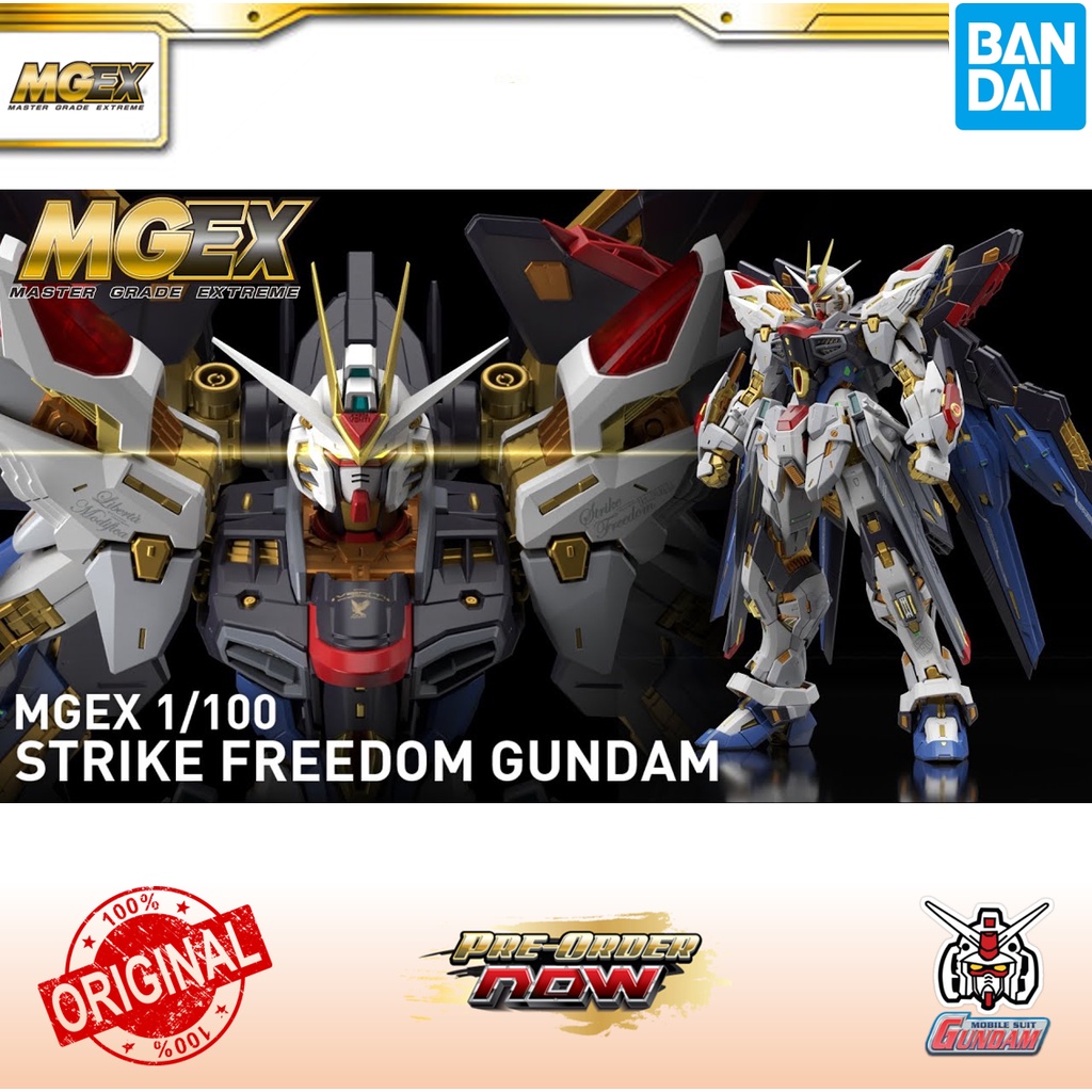 [PRE ORDER] Oct 2023 Bandai Master Grade Extreme MGEX Freedom MG 1/100 ZGMF-X20A Strike Freedom ...