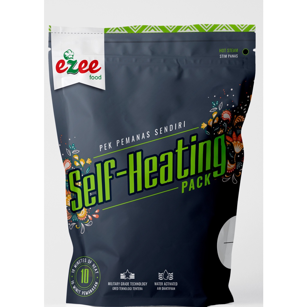 EZEEFOOD PEK PEMANAS SENDIRI (TANPA API) x 3 ELEMEN PEMANAS / SELF HEATING PACK (FLAMELESS) X 3 ...