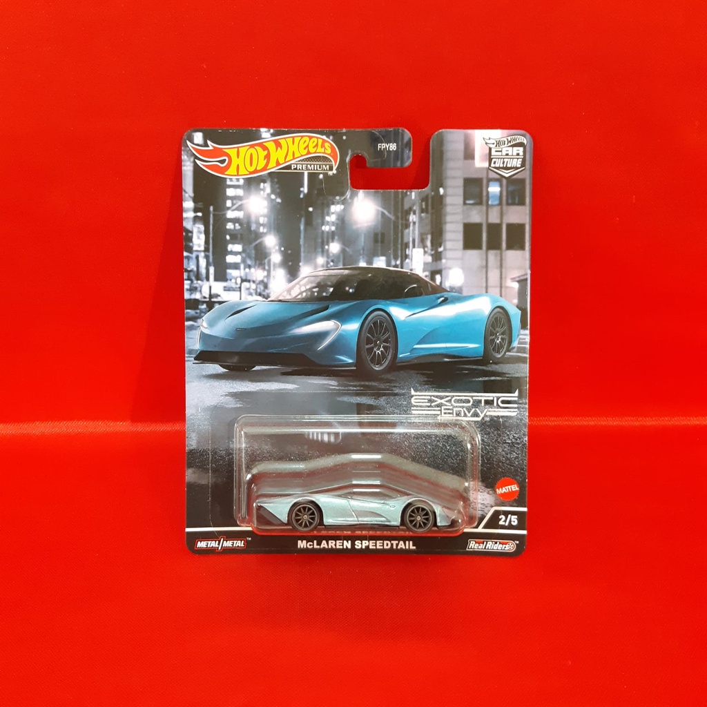 Hot Wheels Premium McLaren Speedtail Exotic Envy Car Culture | Shopee ...