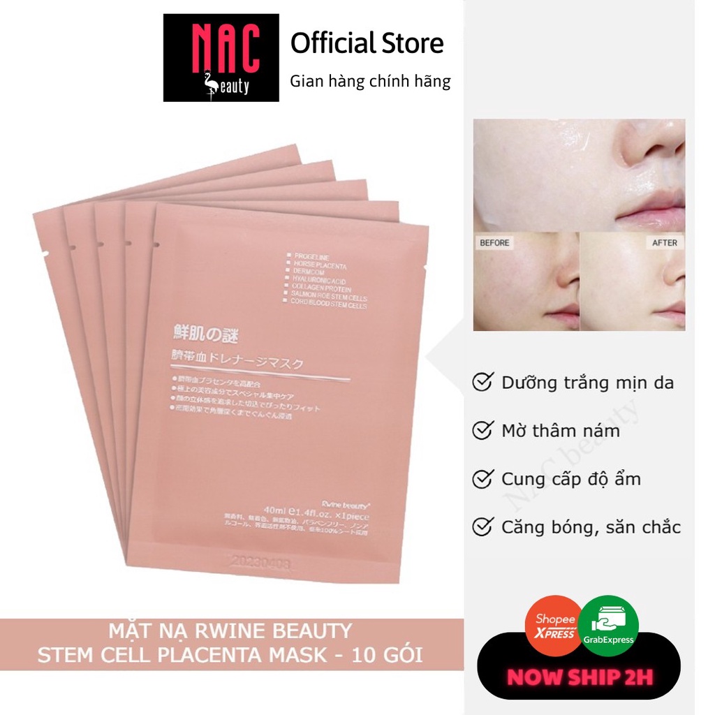 Combo of 10 Japanese Placenta Stem Cell Masks | Shopee Malaysia