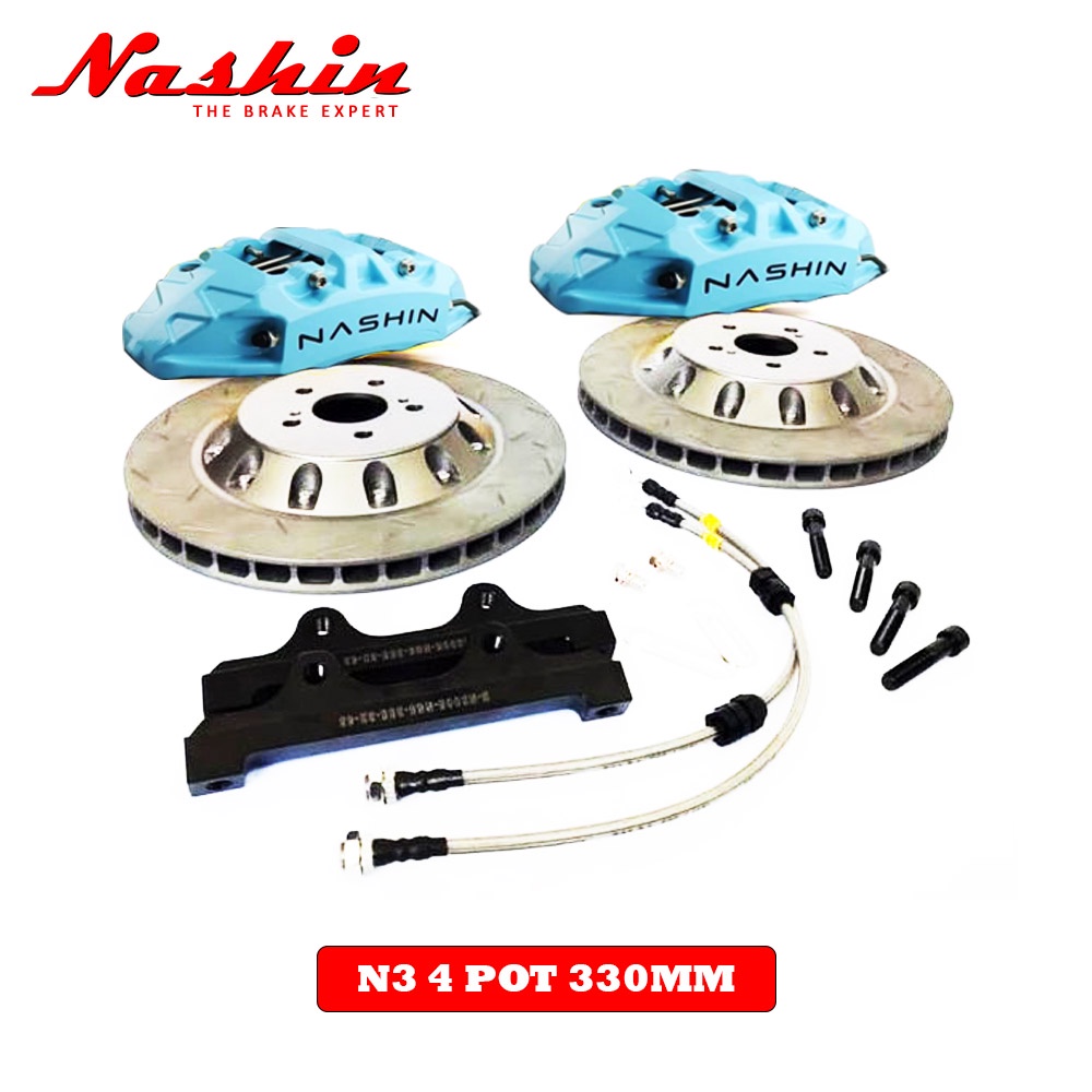 Proton X50 2020+ - Nashin N3 Big 4 Pot Big Brake Kit (330mm) | Shopee ...