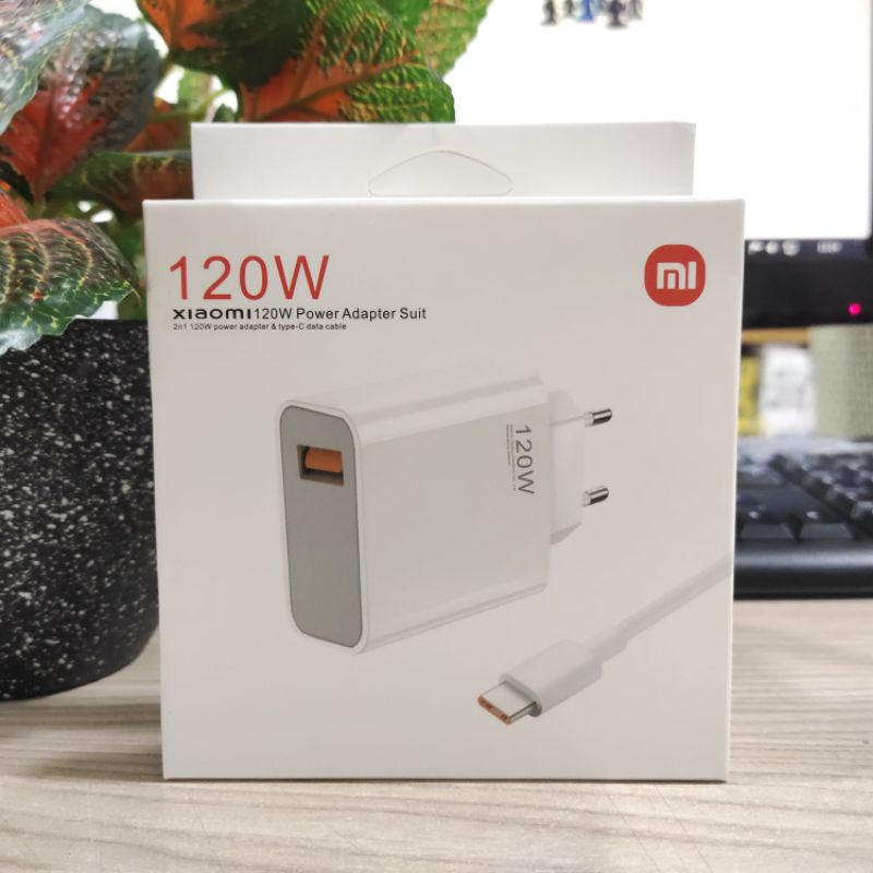 ORIGINAL XIAOMI CHARGER 120 WATT TYPE-C SUPPORT MI TURBO CHARGER ...