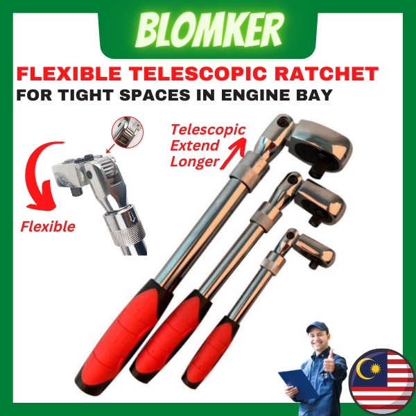 Adjustable Ratchet Wrench Socket Wrench Ratchet Handle Wrench ...