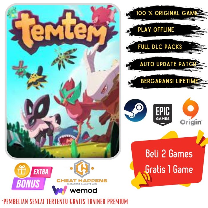 Temtem - Original Only PC Game - DVD-DL | Shopee Malaysia