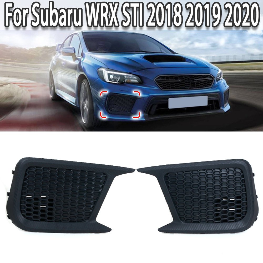 FI92 K-Car Front Fog Light Grille Cover Trim Bezels Honeycomb ...