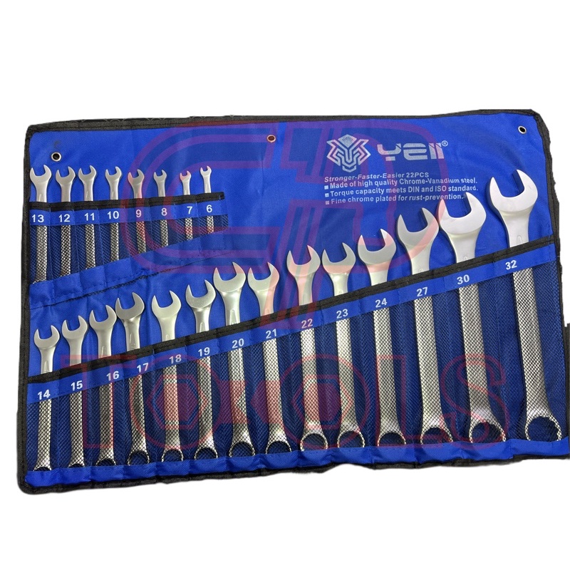 Combination Spanner Set Common Ring Set 8Pcs 12Pcs 22Pcs 25Pcs | Shopee ...