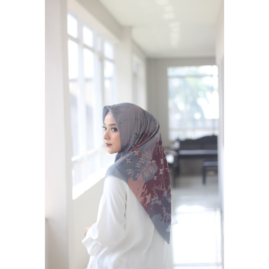 Republic Of Fabric | Neema Slate Gray (/Superfine Hijab Premium ...