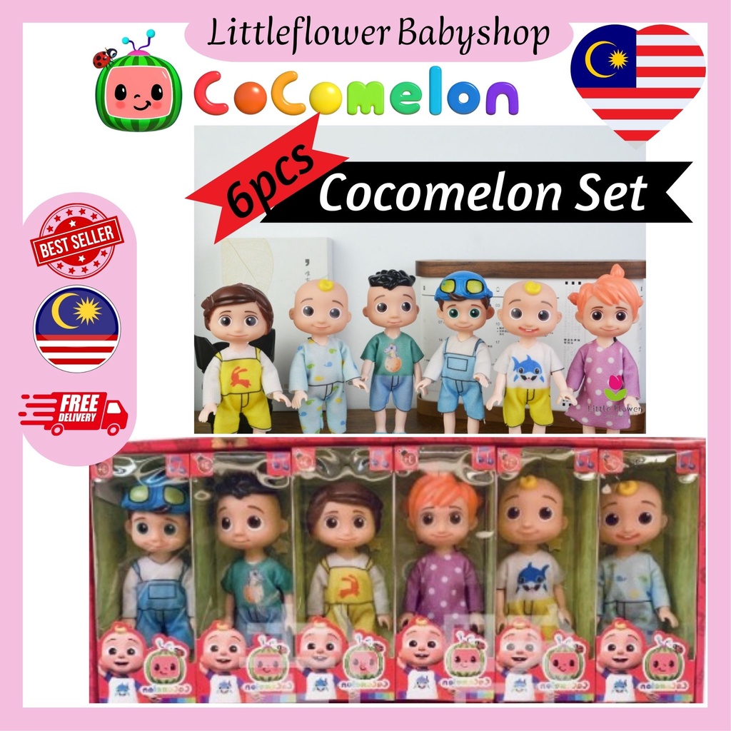Cocomelon Family Doll – Cute Doll Education Cartoon JJ YoYo TomTom ...