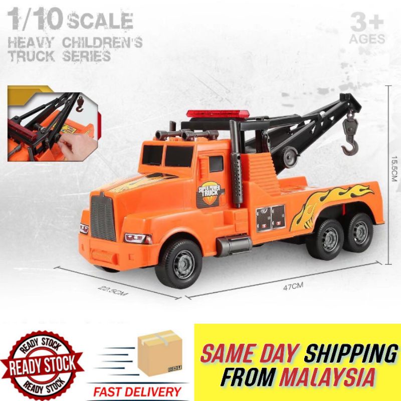 Extra Large Friction Power Tow Truck | Trak Tunda Besar | Lori Tunda ...