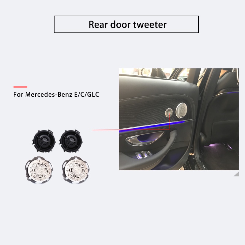 For Car Mercedes Benz Speaker W205 W213 W222 X253 C260 E300 GLC C E S ...