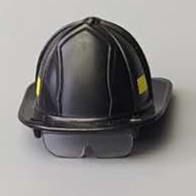 [Ready Stock] Miniature 1/6 Scale Fire Fighter Helmet With Goggles for ...