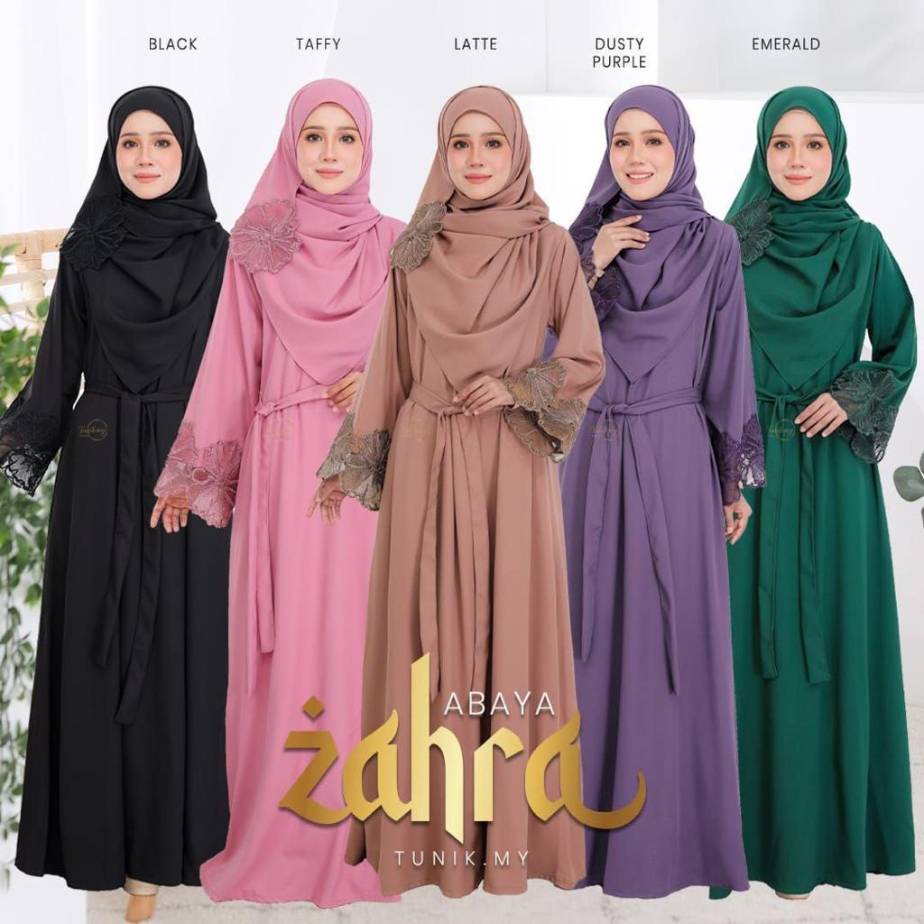 Abaya Zahra Cantik Murah | Shopee Malaysia