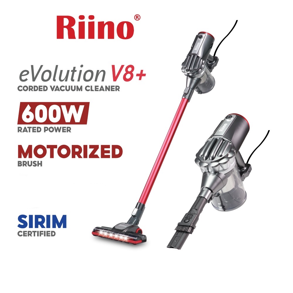 Riino EVolution V8+ Super Cyclone Handheld Vacuum Cleaner With ...