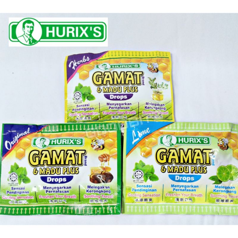 Hurix's Gamat & Madu Plus Drop (Herbs/Original) | Shopee Malaysia
