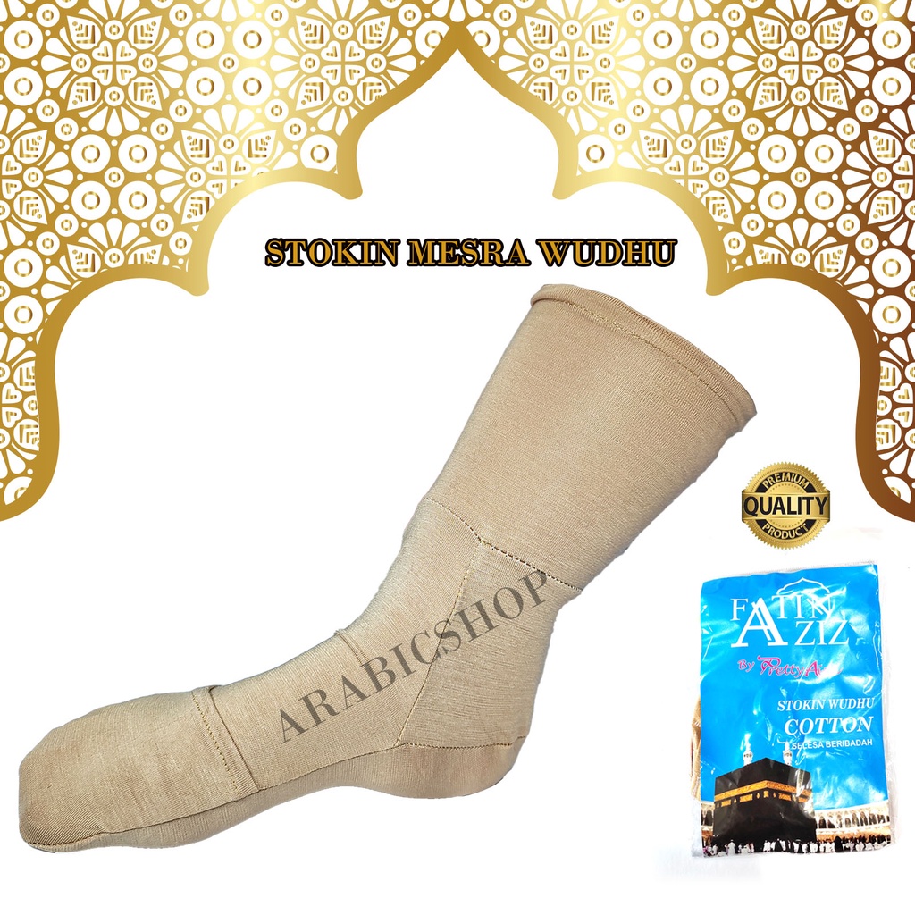 Stokin Cotton Mesra Wuduk Muslimah|Stokin Umrah Haji | Shopee Malaysia
