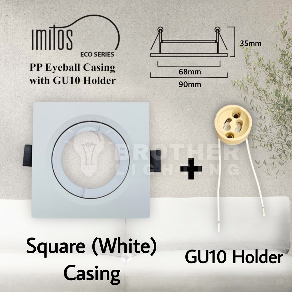 [SIRIM] LED Eyeball Light GU10 MR16 Spotlight Bulb Ceiling Lighting ...