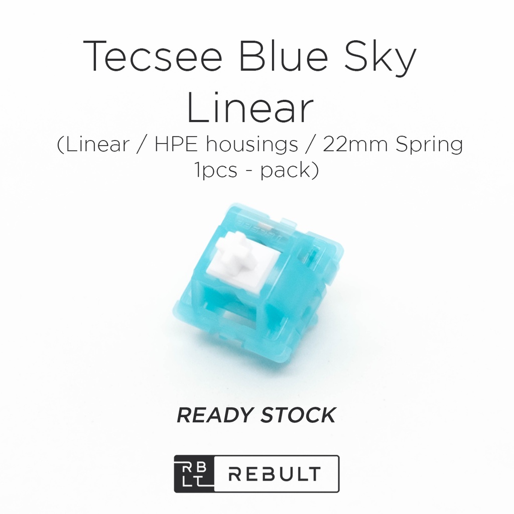 Tecsee Blue Sky Linear Mechanical Switch for Mechanical Keyboards | Shopee Malaysia