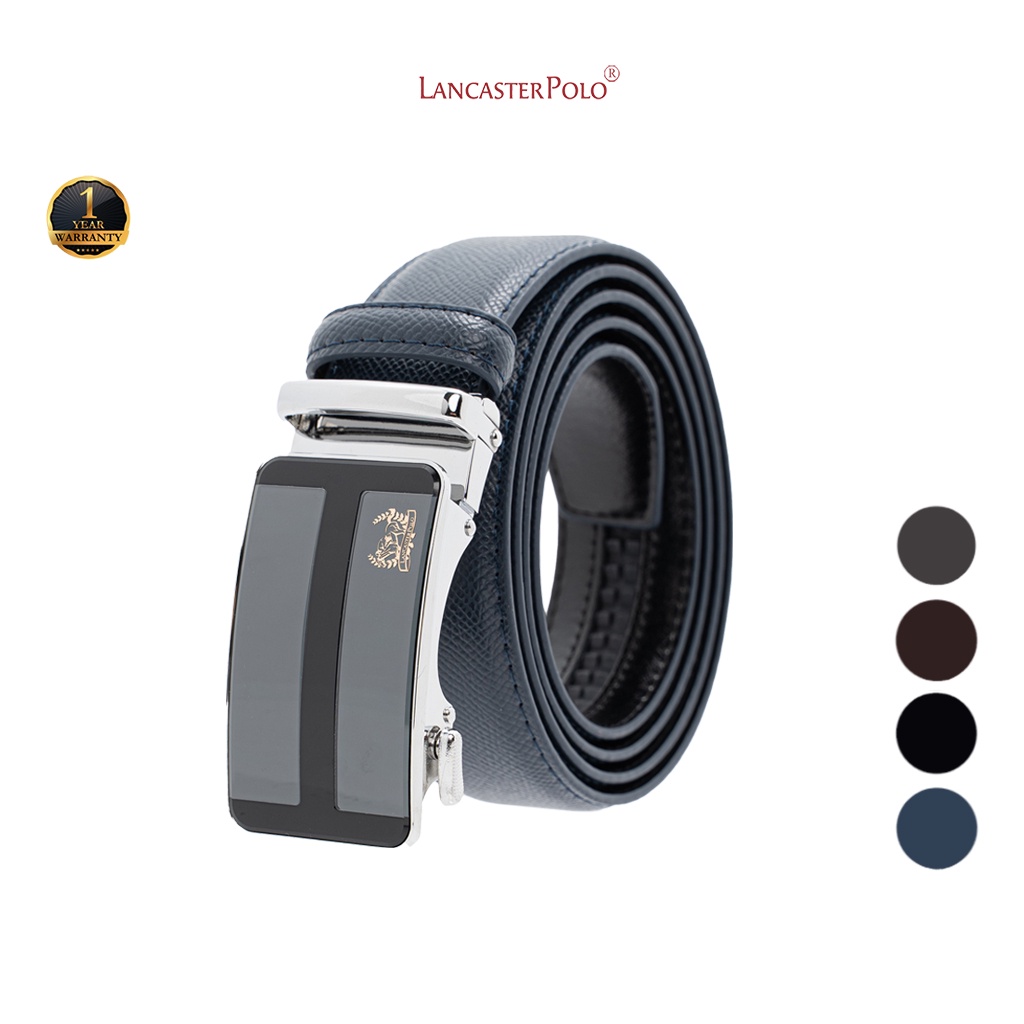 Lancaster Polo Men's Automatic Buckle Stylish Business Casual Strap ...