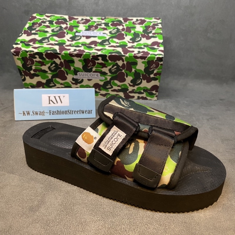 Bape Slipper Slides A Bathing Ape Kasut Selipar Casual Hip Hop Sandals ...