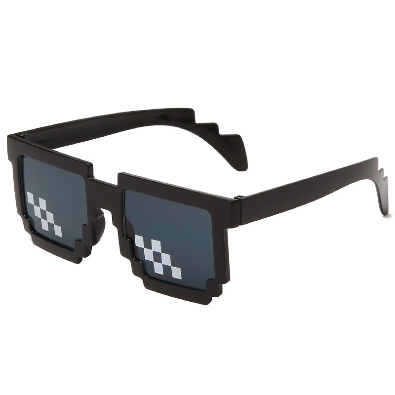 1pcs 5 Colors Game Minecraft Sunglasses Fashion Kids Action Toys Square ...
