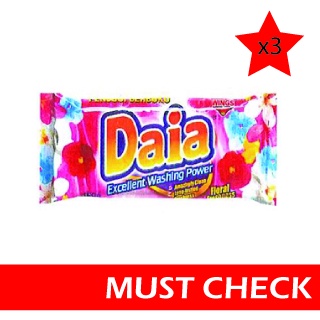 DAIA BAR DETERGENT 150G x 3 FLORAL, LEMON & WHITE | Shopee Malaysia