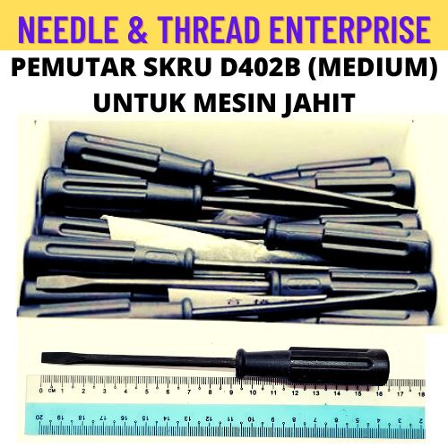Skru Driver D402B (Medium) UNTUK MESIN JAHIT / Pemutar Skru D402B ...