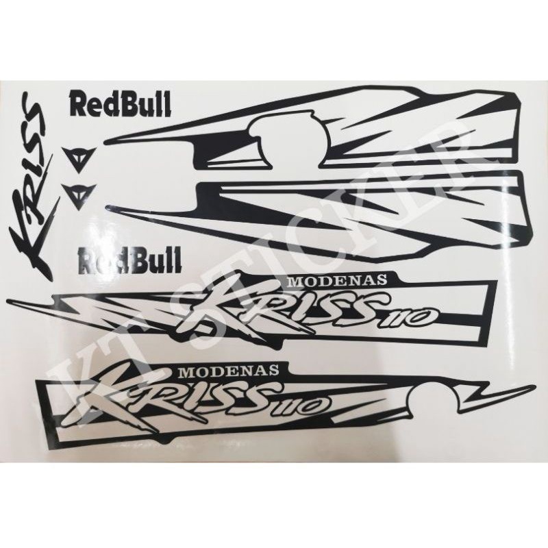 KRISS 110 BODY STICKER (STICKER CUTTING) | Shopee Malaysia