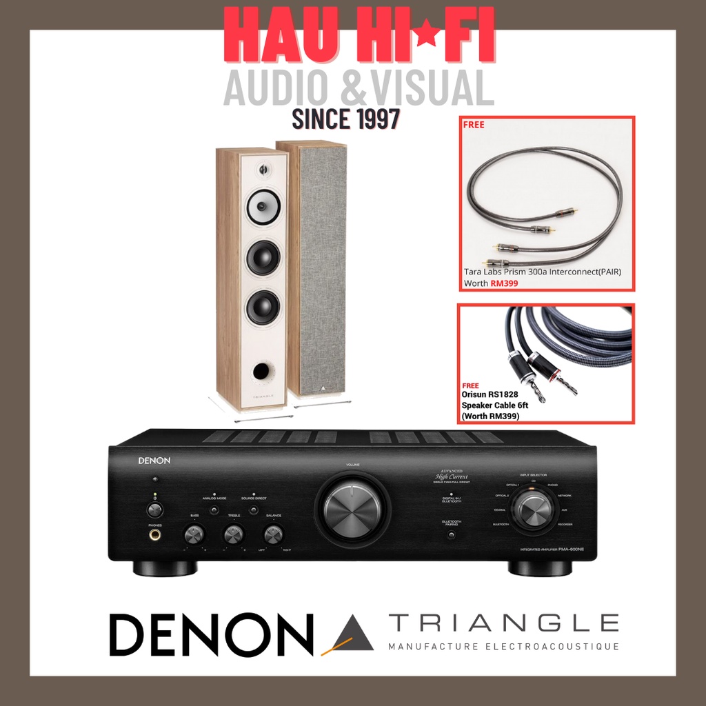 Denon PMA-600NE +Triangle Borea Hi-Fi System Package | Shopee Malaysia