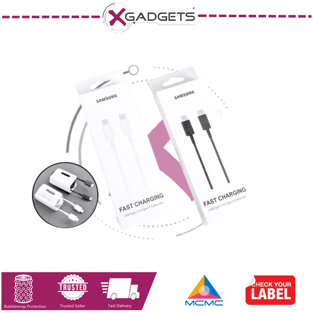 Samsung USB CABLE (TYPE C TO TYPE C) 3A 1.8M (SAMSUNG MALAYSIA ...
